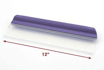 12″ Waterblade Purple Silicone Squeegee with T-Bar Edge - One Pass