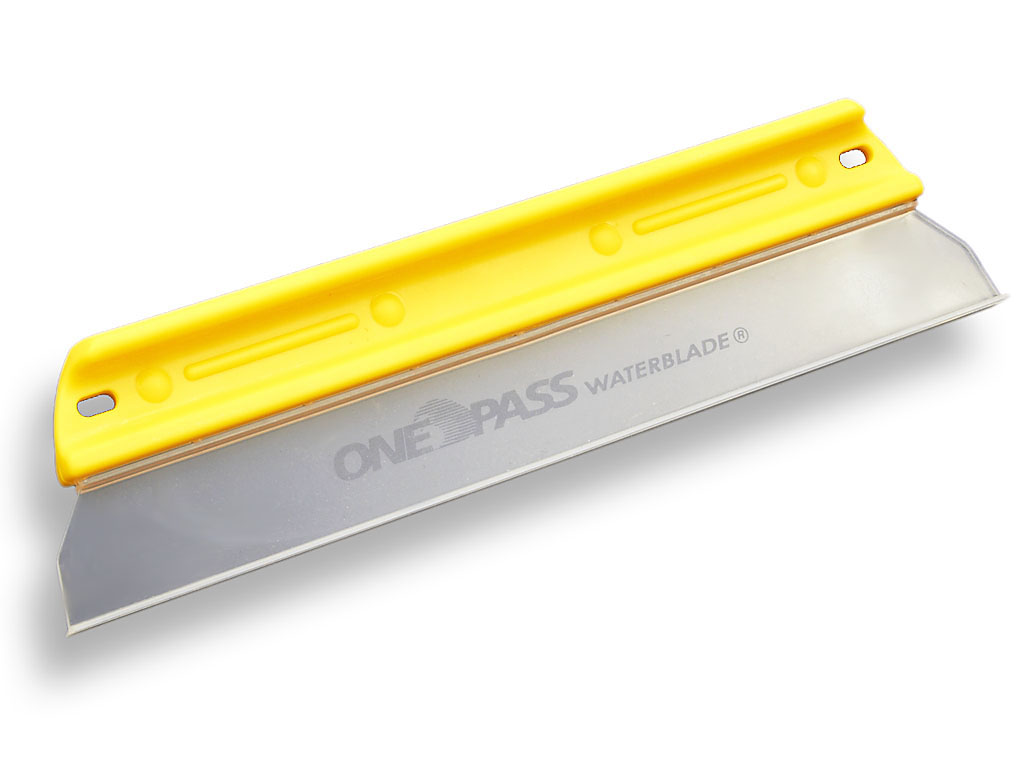 11″ Soft N Dry Waterblade Silicone Squeegee with T-Bar Edge - One Pass