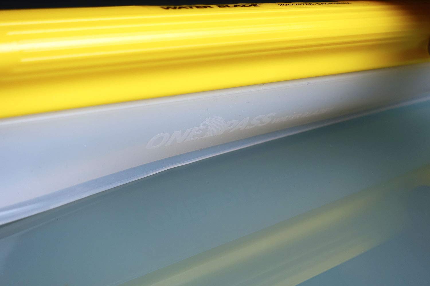 14″ Hydroglide Silicone Waterblade Squeegee Yellow - One Pass
