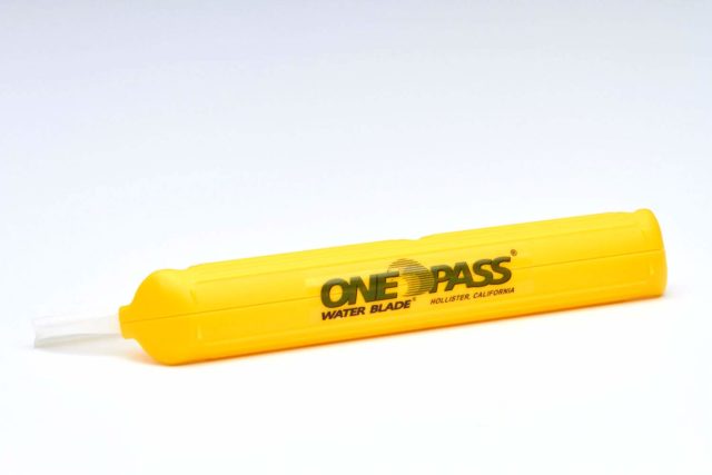 14″ Hydroglide Silicone Waterblade Squeegee Yellow - One Pass